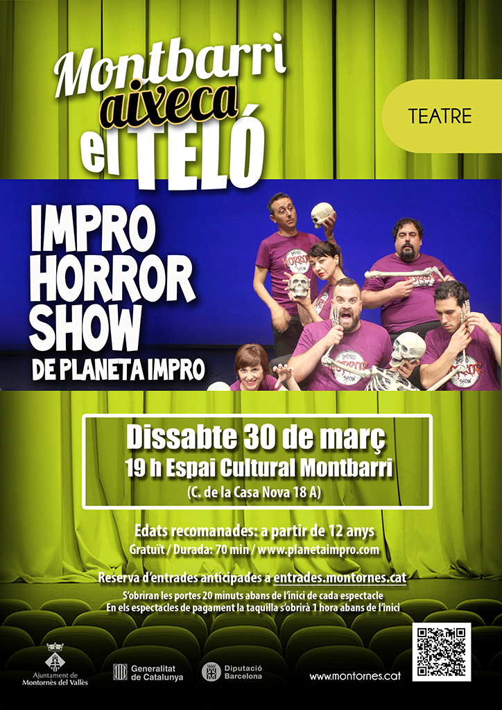 Impro Horror Show, de Planeta Impro - Ajuntament de Montornès del Vallès