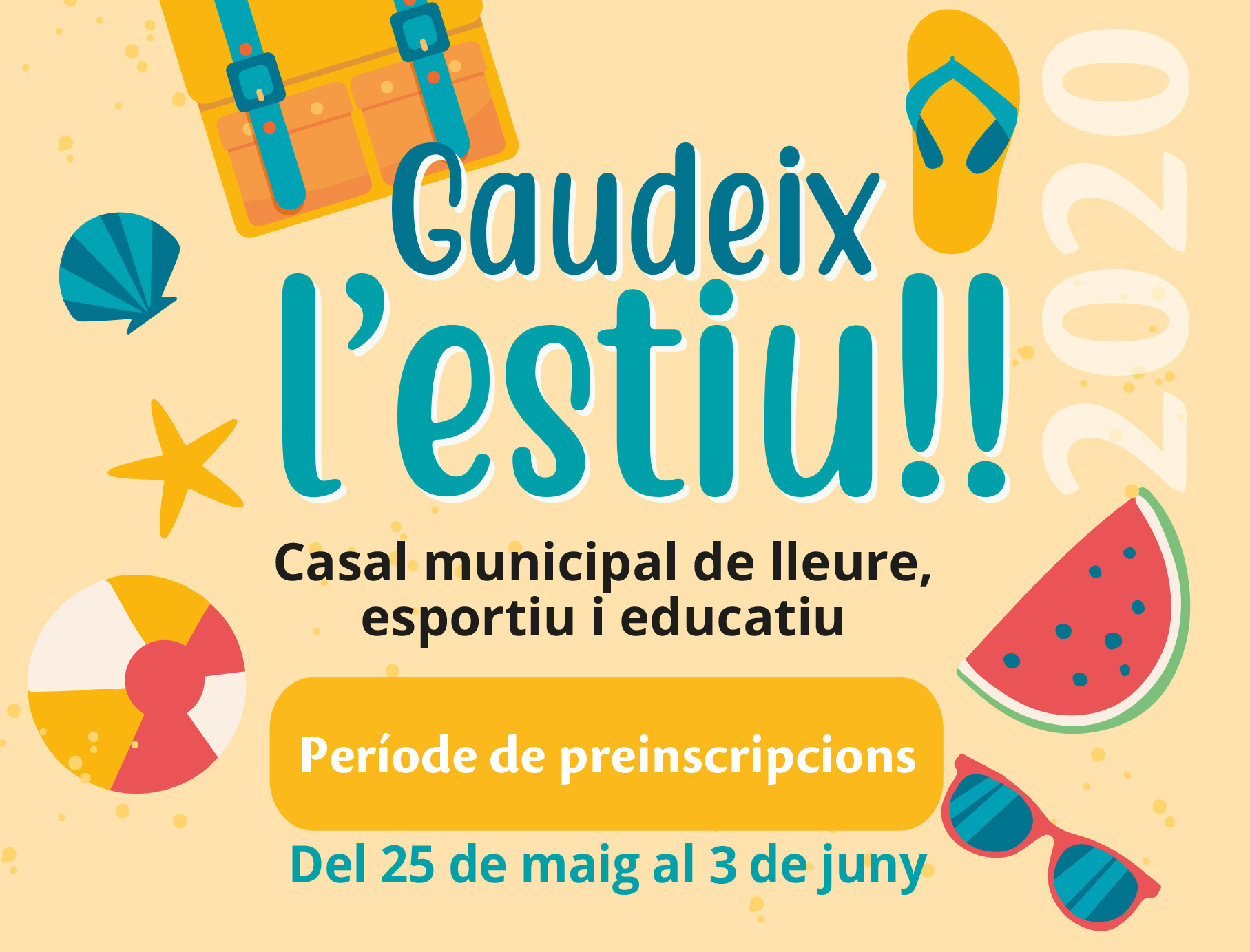 Preinscripcions per al Casal d'estiu 2020 - Ajuntament de Montornès del Vallès