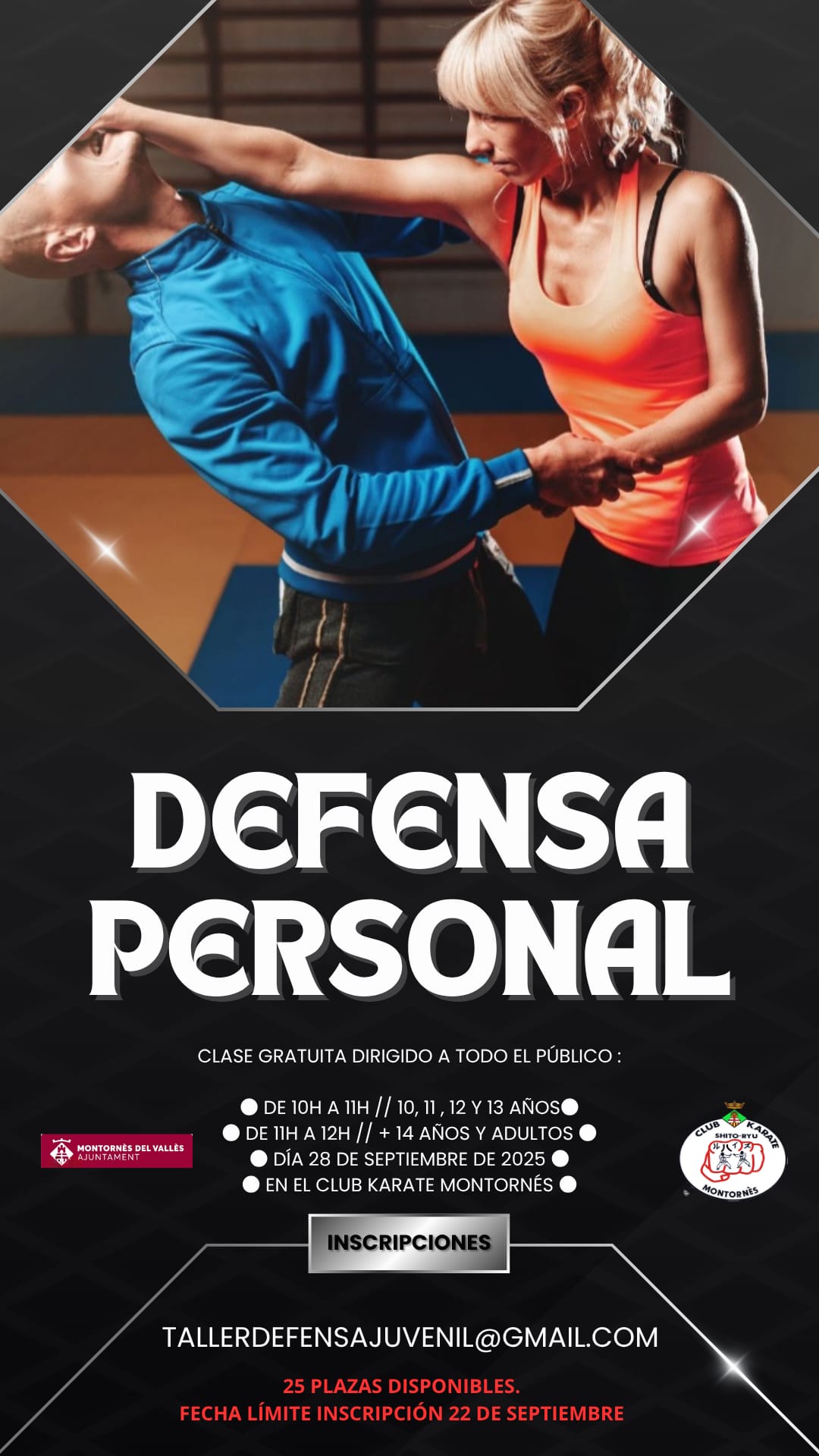 Karate: classes de defensa personal - Ajuntament de Montornès del Vallès